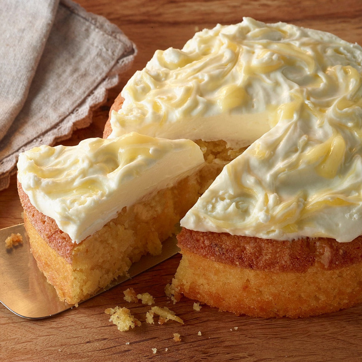 Lemon & Polenta Round Cake (9" Round) – Beau's Bakehouse